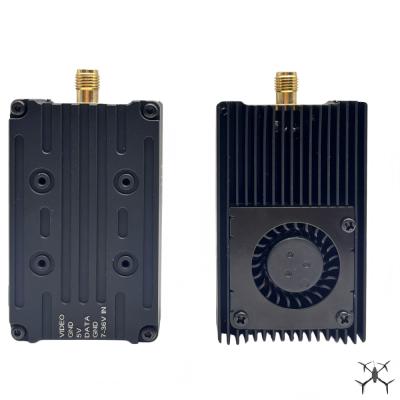 China AL5810-V2 10W VTX 4990-5945MHz 80CH Adjustable Power Analog Video Transmitter 12-36V 48g Long Range FPV VTX for UAV Drone for sale