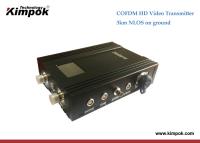 China Long Transmission Range HD Wireless Video Transmitter 3km N-LOS COFDM AV Sender for sale