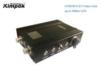 China 60-100KM COFDM UAV Video Transmitter with AES Encryption and H.265 Decoding for sale