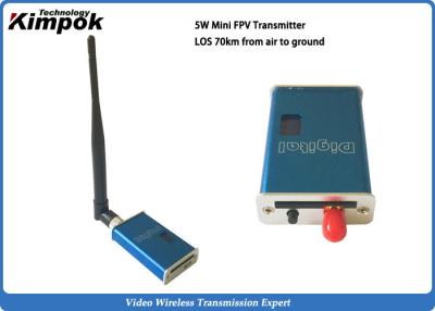 China Mini FPV Wireless Audio Video Transmitter 5-8 KM Long Range Transceiver 1.2Ghz for sale