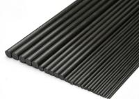China High Strength 4.5mm 5mm Carbon Fiber Pultruded Rods For Olive Harvester for sale