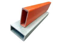 China Corrosion Resistance Fiberglass Retangular Tube Shaped Profiles For Building Structures for sale