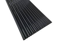 China Black High Modulus Carbon Fiber Roll Wrapped Tubes Round Tube For Equipment Parts for sale
