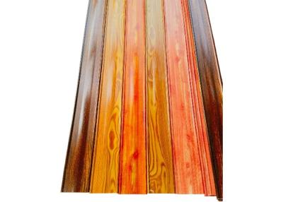 China Fire Retardance Fiberglass FRP Shaped Profiles With Wood Grain For  Decoration Floors And Walls for sale
