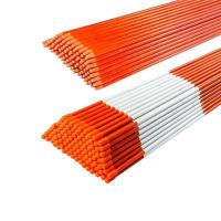 China Fatigue Resistance FRP Pultruded Rod Fiberglass Snow Plow Stake Driveway Marker for sale