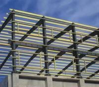 China Hight strength  FRP Fiberglass Beam shaped profiles use for building beam for sale