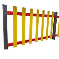 China Weather Resistance FRP Fencing Fiberglass Shaped Profiles For Farms Gardens Picket Fence for sale