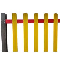 China Weather Resistance FRP Fencing Fiberglass Shaped Profiles For Farms Gardens Picket Fence for sale