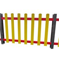 China Weather Resistance FRP Fencing Fiberglass Shaped Profiles For Farms Gardens Picket Fence for sale