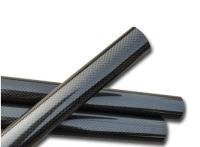 China 6mm-200mm 3K Plain Twill Glossy Wrapped Carbon Fiber Pipe For Drone Accessories for sale
