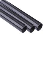 China 6mm-200mm 3K Plain Twill Glossy Wrapped Carbon Fiber Pipe For Drone Accessories for sale