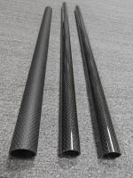 China Lightweight 3K Carbon Fiber Telescopic Poles Roll Wrapped for sale