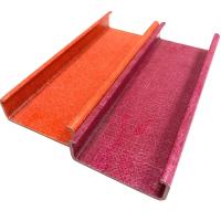 China Industrial FRP Channel Shaped Profiles For Fiberglass Ladder Architectural for sale