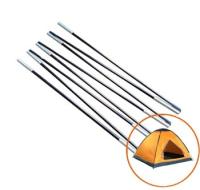China Mosquito Net Tent Pole Fiberglass Pultruded Tube Support Structure Durable Lightweight Build for sale