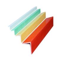 China Anti Aging FRP Shaped Profiles Fiberglass Angle Bar Section Beams For Structure Frame for sale