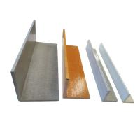 China Anti Aging FRP Shaped Profiles Fiberglass Angle Bar Section Beams For Structure Frame for sale
