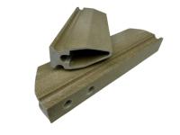 China Special FRP Shaped Structure Fiberglass Pultrusion Profiles For Pig House Beam for sale