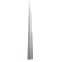 China Pultruded Fiberglass Conical Rod Custom FRP Tapered Pole For Horsewhip Riding Training for sale