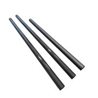 China High Modulus Wrapped 3k Woven Fabric Carbon Fiber Tube For Sports Agriculture Industry for sale
