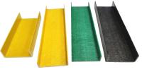 China FRP Fiberglass Pultrusion U Beam Ladder Profiles GRP Channel Fiberglass C Channel Beam for sale