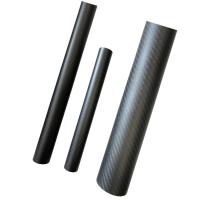 China Sturdy And Wear Resistance Wrapped Carbon Fiber Round Tube For Tools Equipments for sale