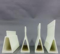 China Pig Floor FRP Triangle Support Beam Fiberglass Structural Profiles For Goat Sheep Farm Construction for sale