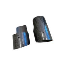 China High Temperature Resistance Wrapped Carbon Fiber Exhaust Tube Tailpipe Muffler Tips for sale