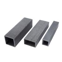 China Structural Reinforced Shaped Profiles Pultrusion GRP Fiberglass Rectangular Pipe for sale