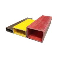 China Impact Resistance Pultruded Rectangle Shaped Tube Profiles For Equipment Frame for sale