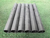 China 3K Carbon Fiber Pultruded Tube UV Resistant Lightweight Composite Customized Industrial Applications for sale