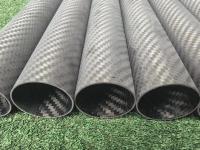 China 3K Carbon Fiber Pultruded Tube UV Resistant Lightweight Composite Customized Industrial Applications for sale