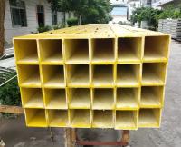 China Anti-Corrosion FRP Square Tube Waterproof And Thermal Insulation Customized Size For Marine/Chemical/Construction for sale