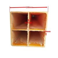 China Fiberglass Pultruded Tube FRP Road Warning Safety Marker Stake Durable Composite Profile for sale