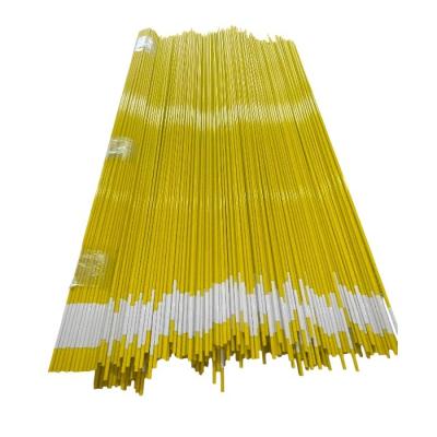 China Fiberglass Snow Stake Orange Yellow Pultruded Rod Driveway Marker for sale