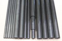 China Thin-Wall Carbon Fiber Tube Custom Size 0.5mm 1mm 2mm, High Strength Lightweight Roll, OEM & CNC Cutting Available for sale