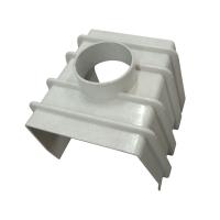 China Custom GRP Drain Channel U Shaped Rain Gutter  GFRP Drainage Channel for sale