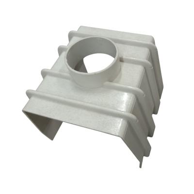China Custom GRP Drain Channel U Shaped Rain Gutter  GFRP Drainage Channel for sale