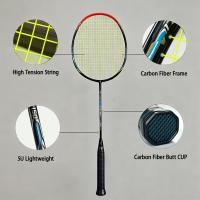 China Factory Direct Single 5U Full Carbon Fiber Badminton Racket Lightweight Training Competition 75-79g for sale