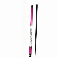 China Factory Direct Two Piece Fiberglass Carbon Fiber Billiard Pool Cue Stick 19oz 150cm Multi Color Snooker Cue for sale