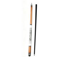 China Factory Direct Two Piece Fiberglass Carbon Fiber Billiard Pool Cue Stick 19oz 150cm Multi Color Snooker Cue for sale