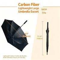 China Ultra Lightweight Carbon Shaft Umbrella Quick Automatic Opening Portable Custom Outdoor Rain Umbrella for sale