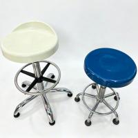 China ESD Anti-static Fiberglass Laboratory Chair Height Adjustable FRP Plastic Work Stool With Foot Ring Wholesale for sale