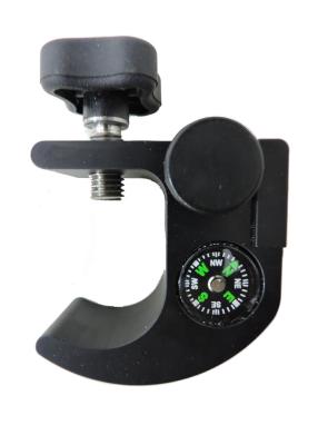 China PDA-4A-CP Compass Adapter for Surveying Instruments 25mm to 38mm Diameter Range Aluminum Construction for sale