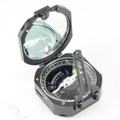 China DQL-8 Aluminium Alloy Surveying Mirror Compass 80×70×35mm with 360° Graduation and 15s Damping for sale