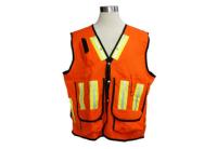 China 3M Reflective Safety Vest SV-01 with Cotton-Polyester Blend in M/L/XL/XXL Sizes for Construction and Industrial Use for sale