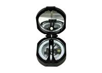 China DQY-1 Black Aluminium Alloy Geology Metal Compass with Mirror - 80×73×35mm Size, 0.27kg Weight for sale