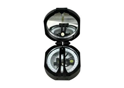 China DQY-1 Black Aluminium Alloy Geology Metal Compass with Mirror - 80×73×35mm Size, 0.27kg Weight for sale