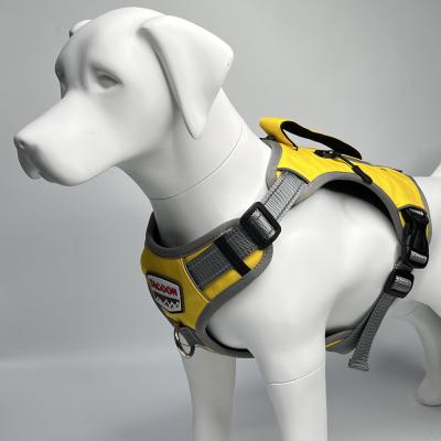 China Reflective Dog Harness Safety Visibility Enhanced for Night Walks Sturdy Buckles and Strong Stitching Ensuring Long Lasting for sale