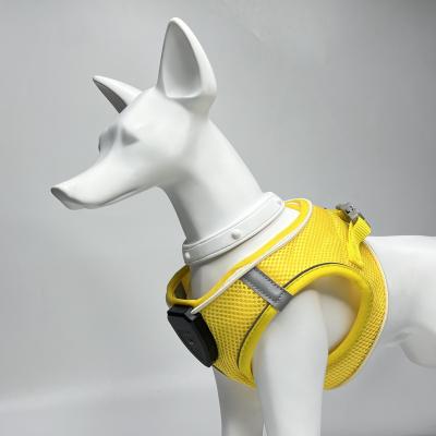 China Durable Adjustable Dog Harness with Reflective Strips Breathable Mesh Padded Vest for Safe Comfortable in Daily Walks for sale