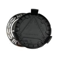 China Black Blue 75mm Wheel Rim Hub Caps Wheel Center Caps For Mercedes Benz A1714000025 for sale
